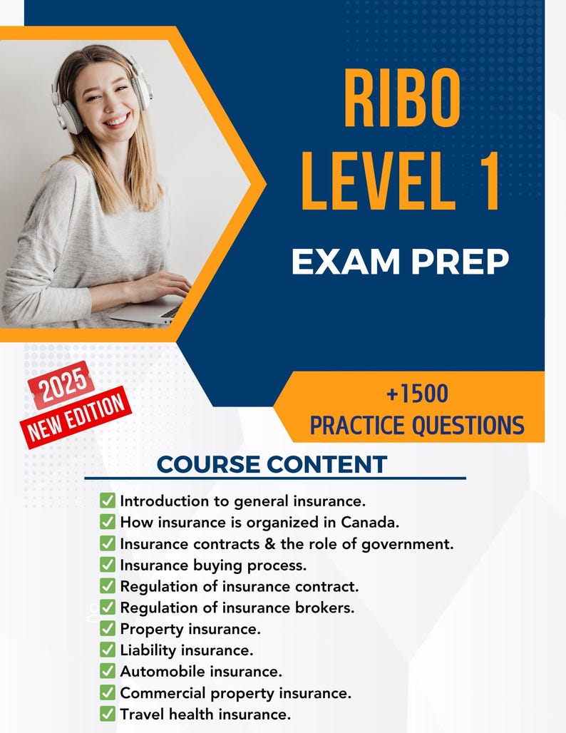 RIBO LEVEL 1- Exam Prep- 11 Chapters + 1500 Practice Questions - Etsy