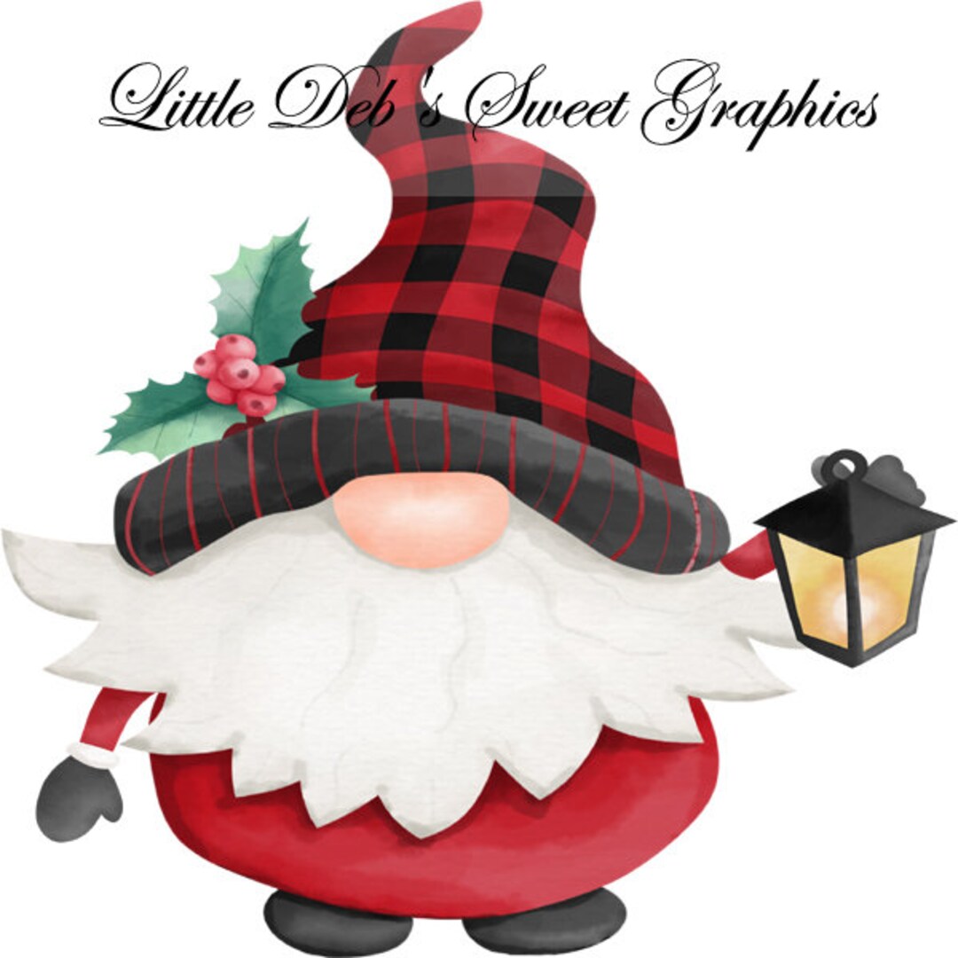 Gnome Christmas Winter Digital Download Printable Jpg 20 2x2 - Etsy
