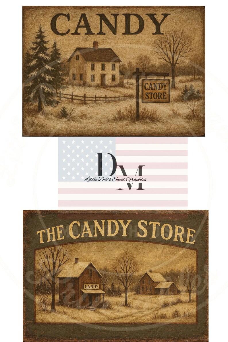 Primitive Farmhouse 32 LABELS 5X7 Christmas Labels - Jar, Tin Labels ...