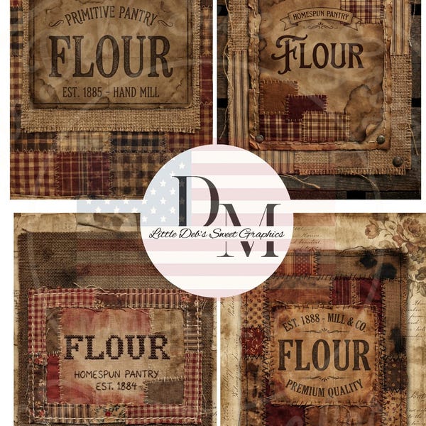 Flour Label - Etsy
