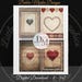 Farmhouse Valentine's Day Printable – Heart and Lace - Valentine's Day ...