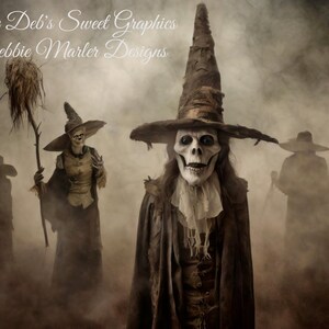 Sign 55 Creepy Fall Skeleton Halloween Autumn Halloween Spooky Canvas ...