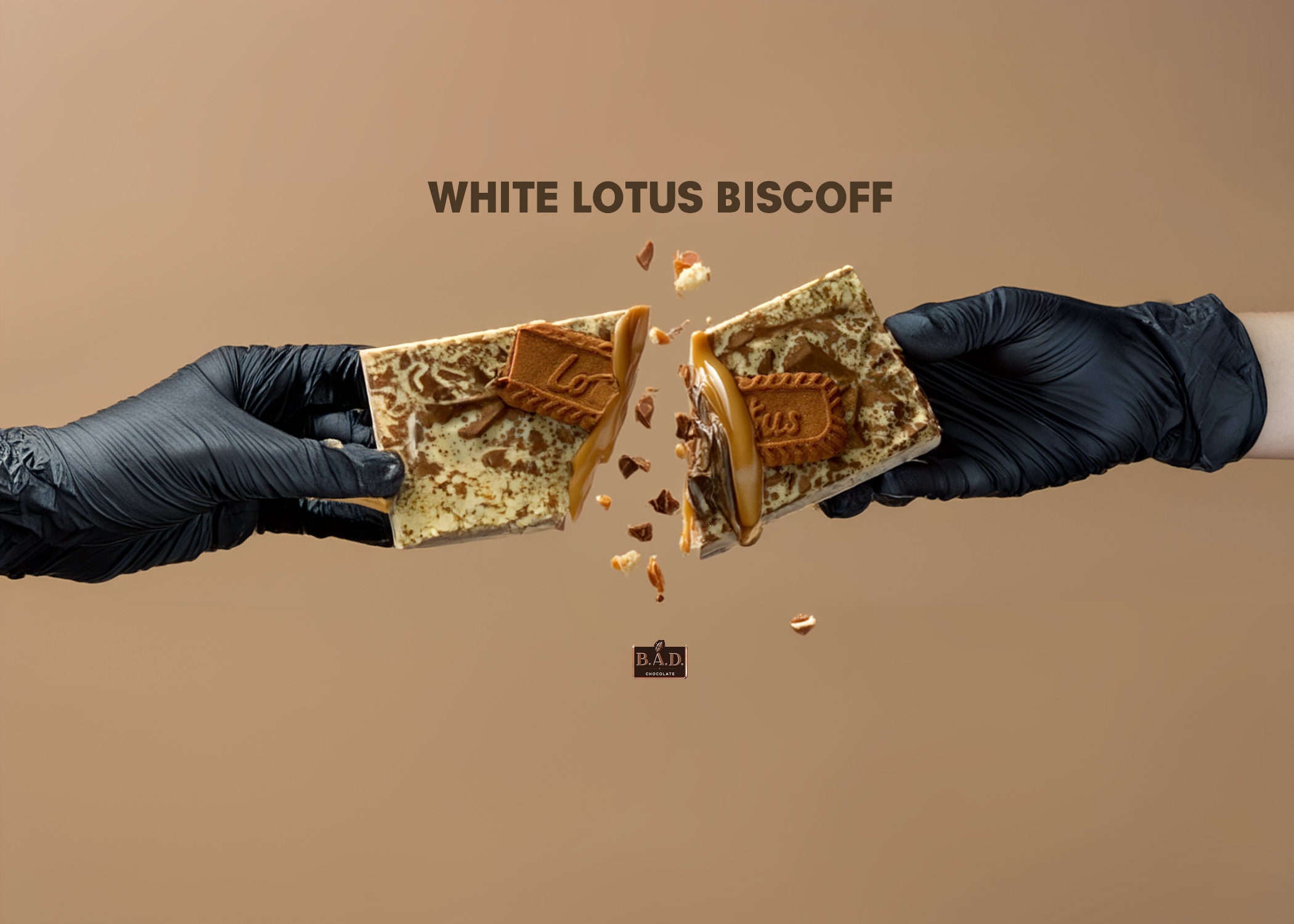 White Lotus Biscoff Crunch Chocolate Bar - Etsy