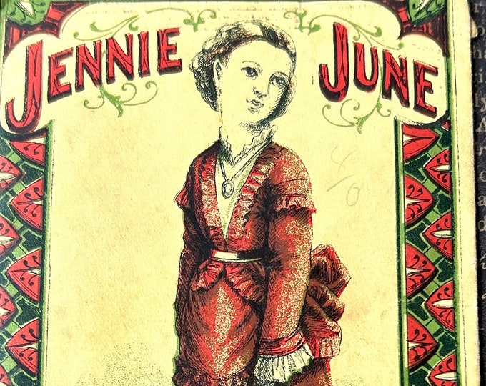 Antique Mcloughlin Brothers Paper Doll & Outfits Jennie June Victorian ...