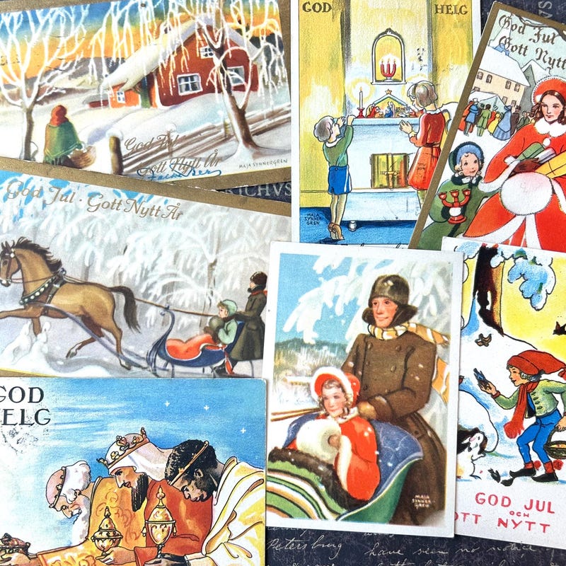Swedish Christmas Lot - Etsy