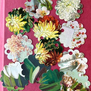 Victorian Gift Tags Made From Antique Postcards Ephemera OOAK Altered ...