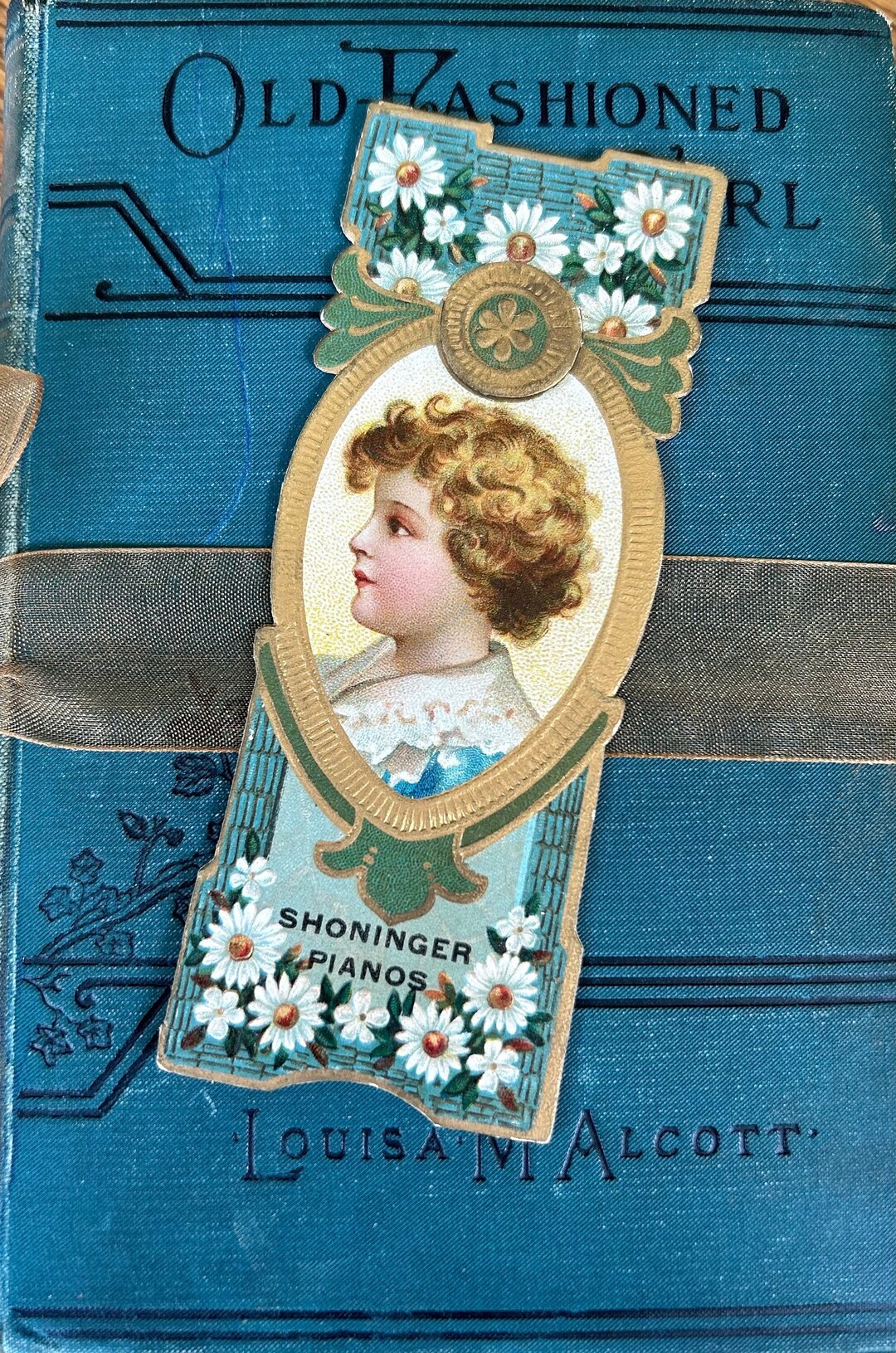 Antique Advertising Bookmark by Clapsaddle Shoninger Pianos NYC Daisies ...