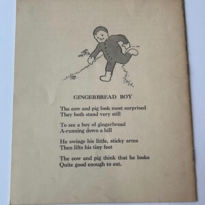 The Gingerbread Boy Children's Book Illustrations by Eulalie Banks the ...