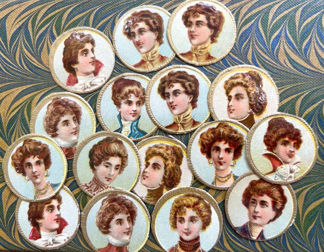 Edwardian Ladies Gibson Girls Antique Embossed Die Cut Scraps Lot Junk ...