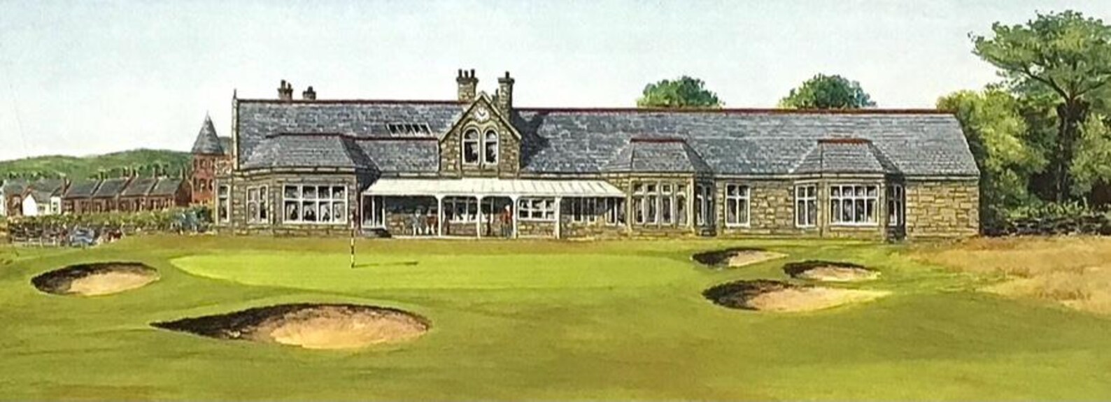Royal Troon Club House Open Championship Collection Golf Course Golf ...
