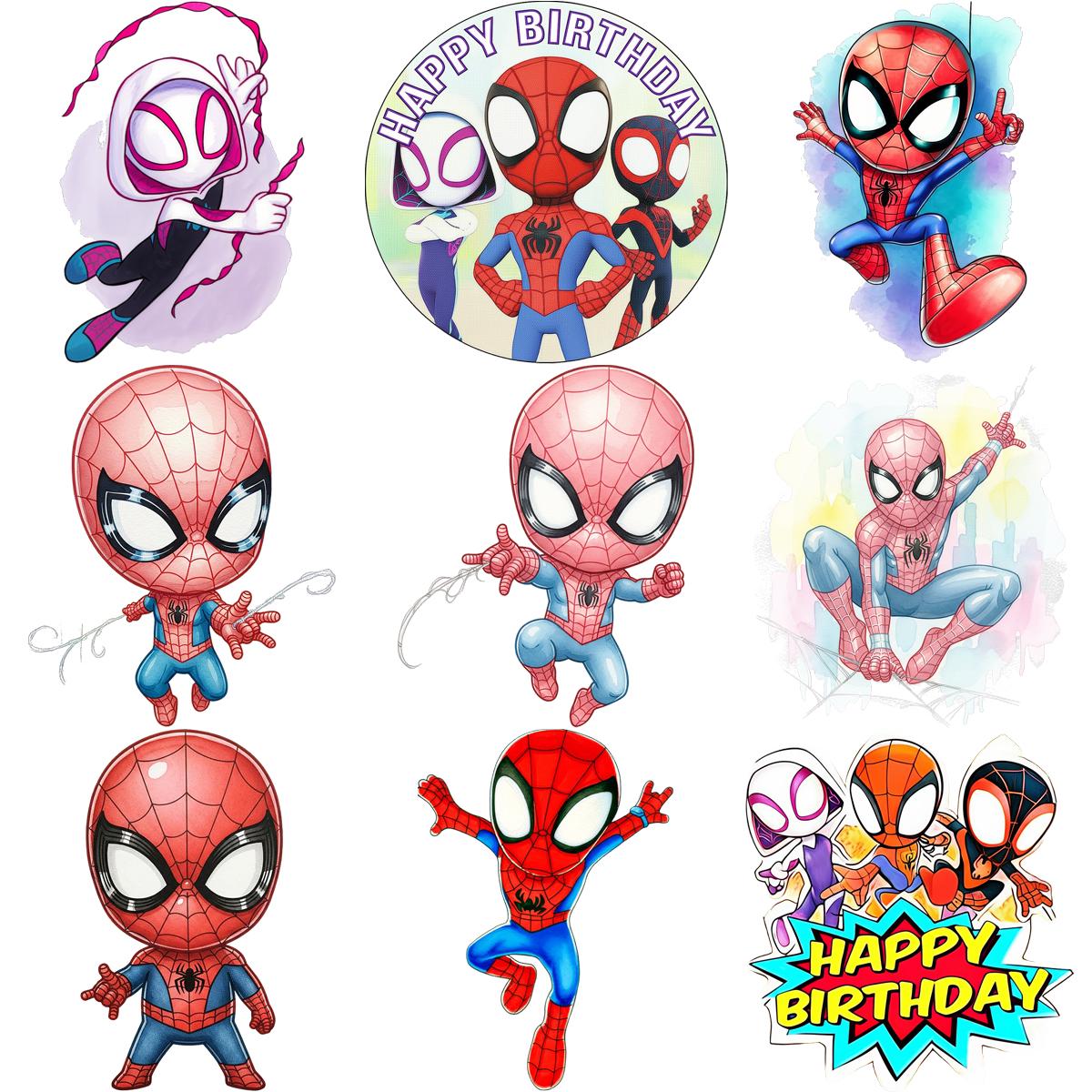 40 Spidey Watercolor PNG Clipart Bundle | Spidey and His Amazing ...