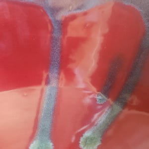 Red Drip Mixing Bowl - Etsy