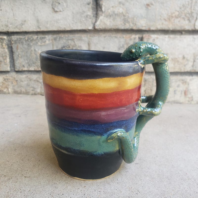 Lizard Mug - Etsy