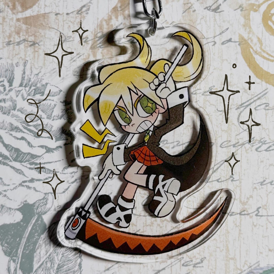 Soul Eater Maka Albarn Keychain - 3in Acrylic Charm - Etsy