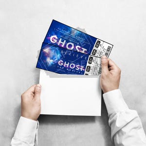 Printable Ghost the Musical Theatre Ticket | Personalized Gift Reveal ...