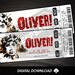 Printable Phantom of the Opera Musical Theatre Ticket | Personalized ...
