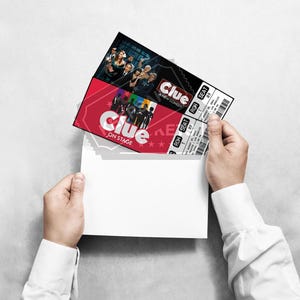 Printable Clue Musical Theatre Ticket | Personalized Gift Reveal ...