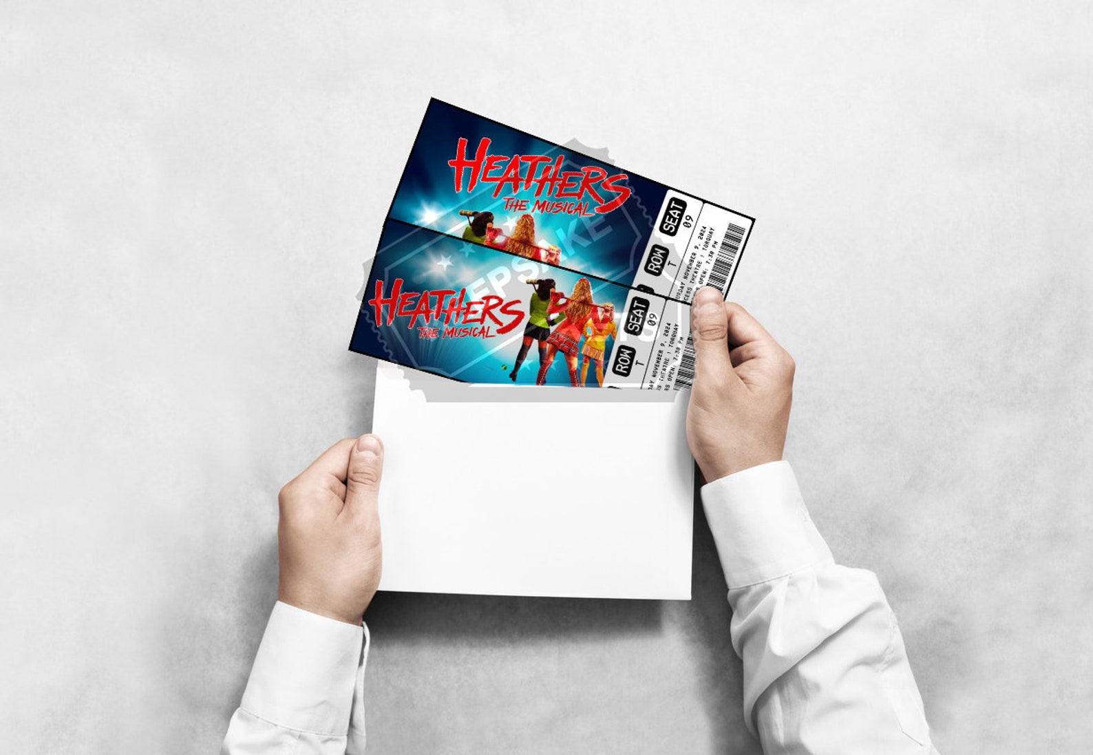 Printable Heathers the Musical Theatre Ticket | Personalized Gift ...