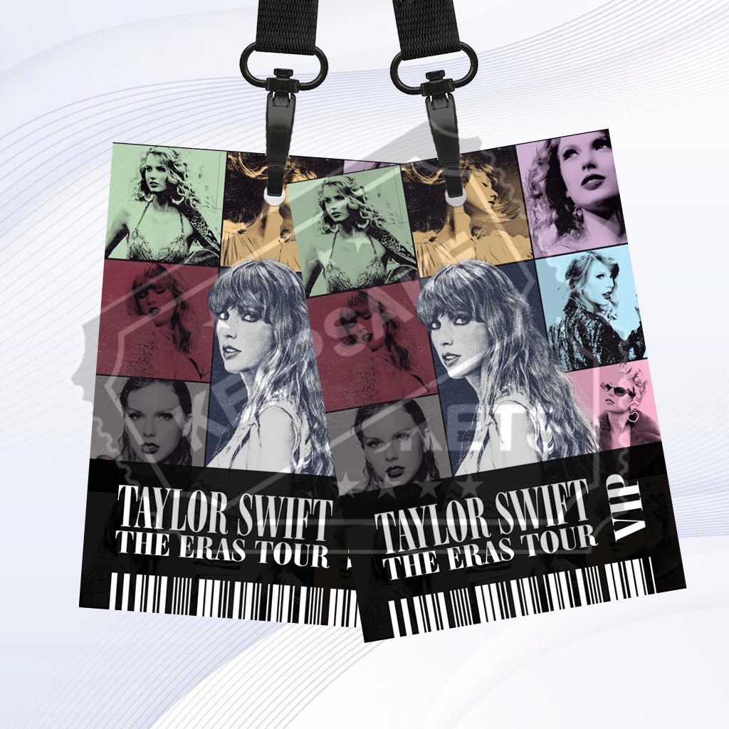Printable Taylor Swift Lanyard Card the Eras Tour Novelty Music Concert ...