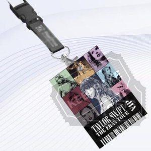 Printable Taylor Swift Lanyard Card the Eras Tour Novelty Music Concert ...