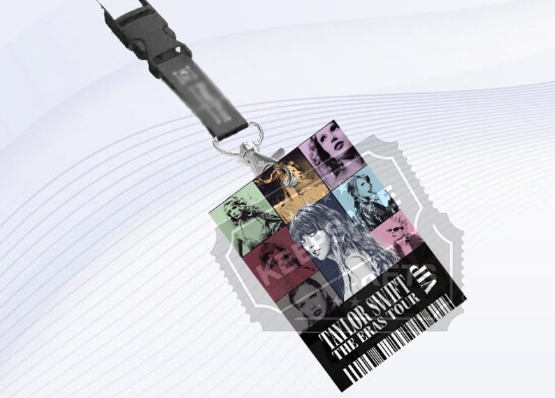 Printable Taylor Swift Lanyard Card the Eras Tour Novelty Music Concert ...