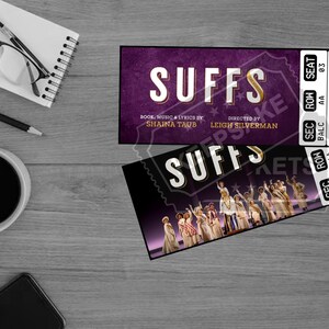 Printable Suffs the Musical Theatre Ticket | Personalized Gift Reveal ...