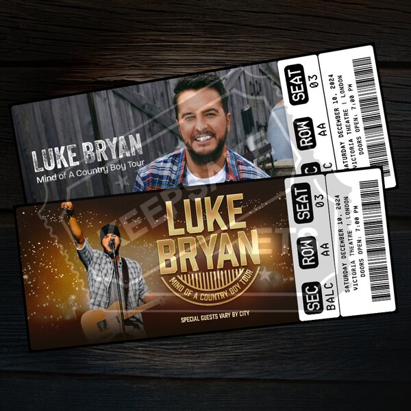 Luke Bryan - Etsy