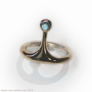 The Bubblegum Ring Blue Topaz - Etsy