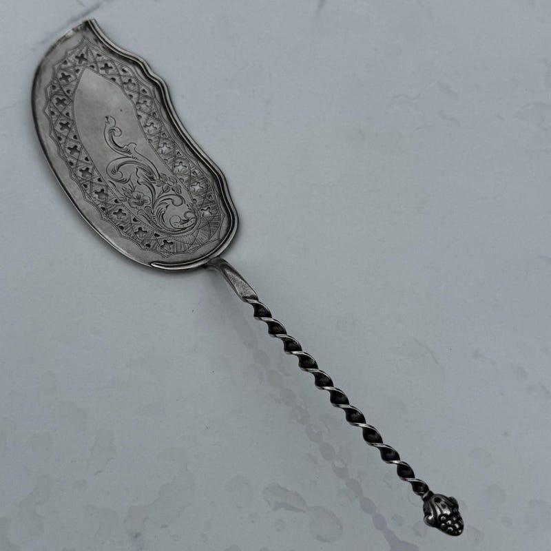 Silver Fish Slice Antique - Etsy