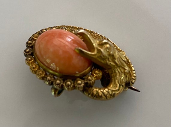 Ca. 1940 Silver Gilt German Eagle Brooch 800 Silver - Gem