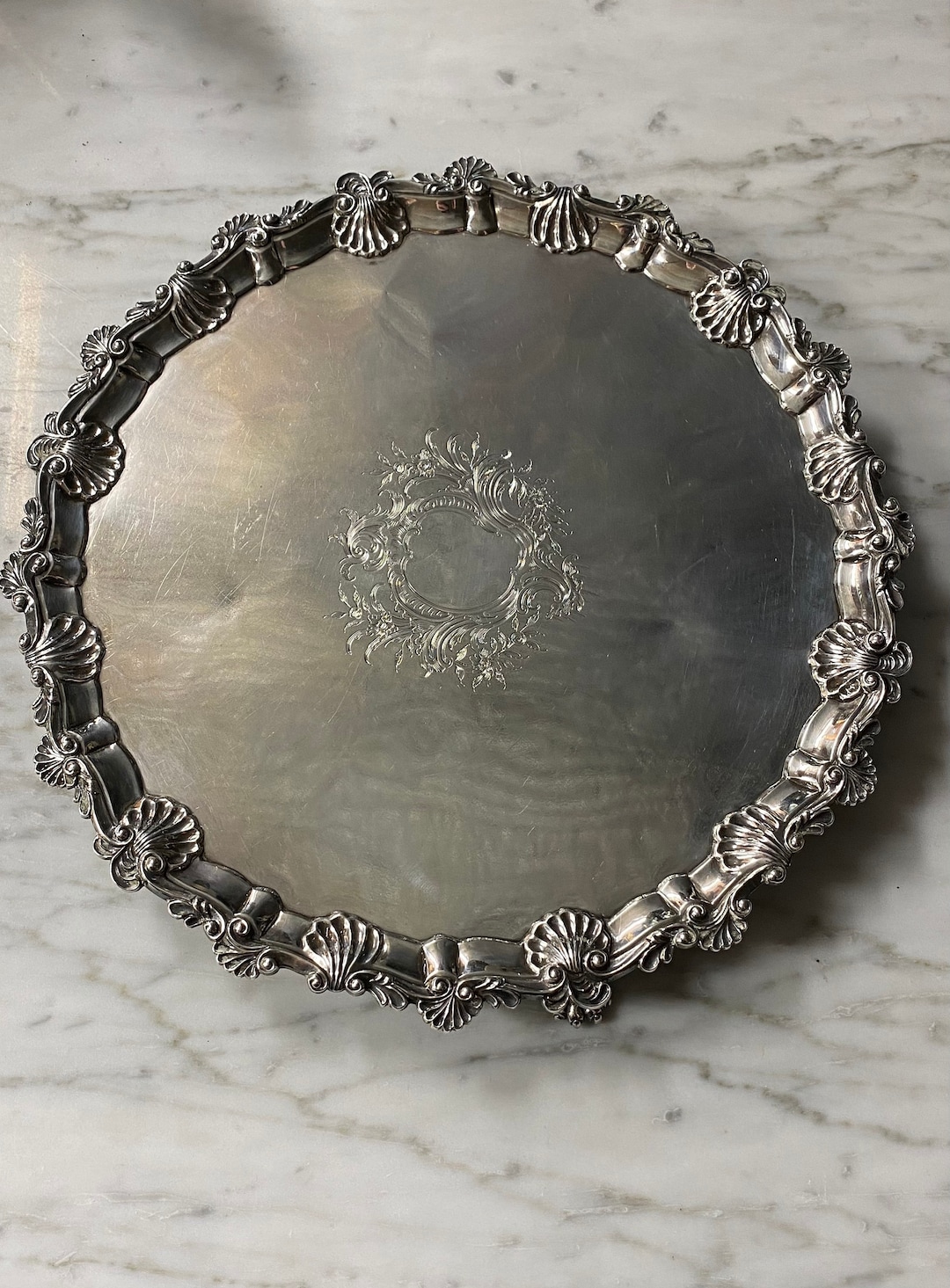 1762 Richard Rugg I Early George III Sterling Silver Salver - 12.75" - Etsy