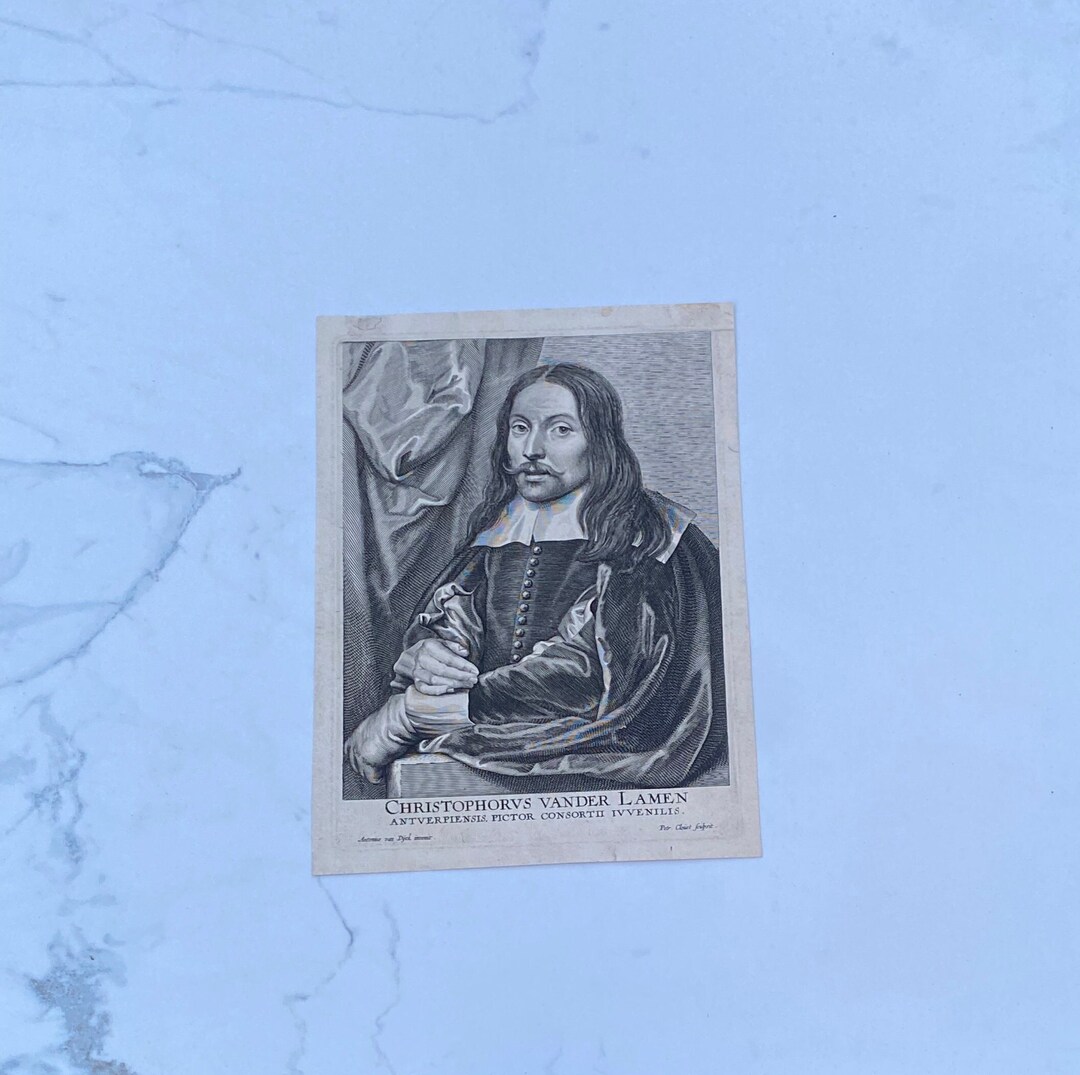 C.1650 Portrait of Christophorus Vander Lamen by Peter Clouet (after ...