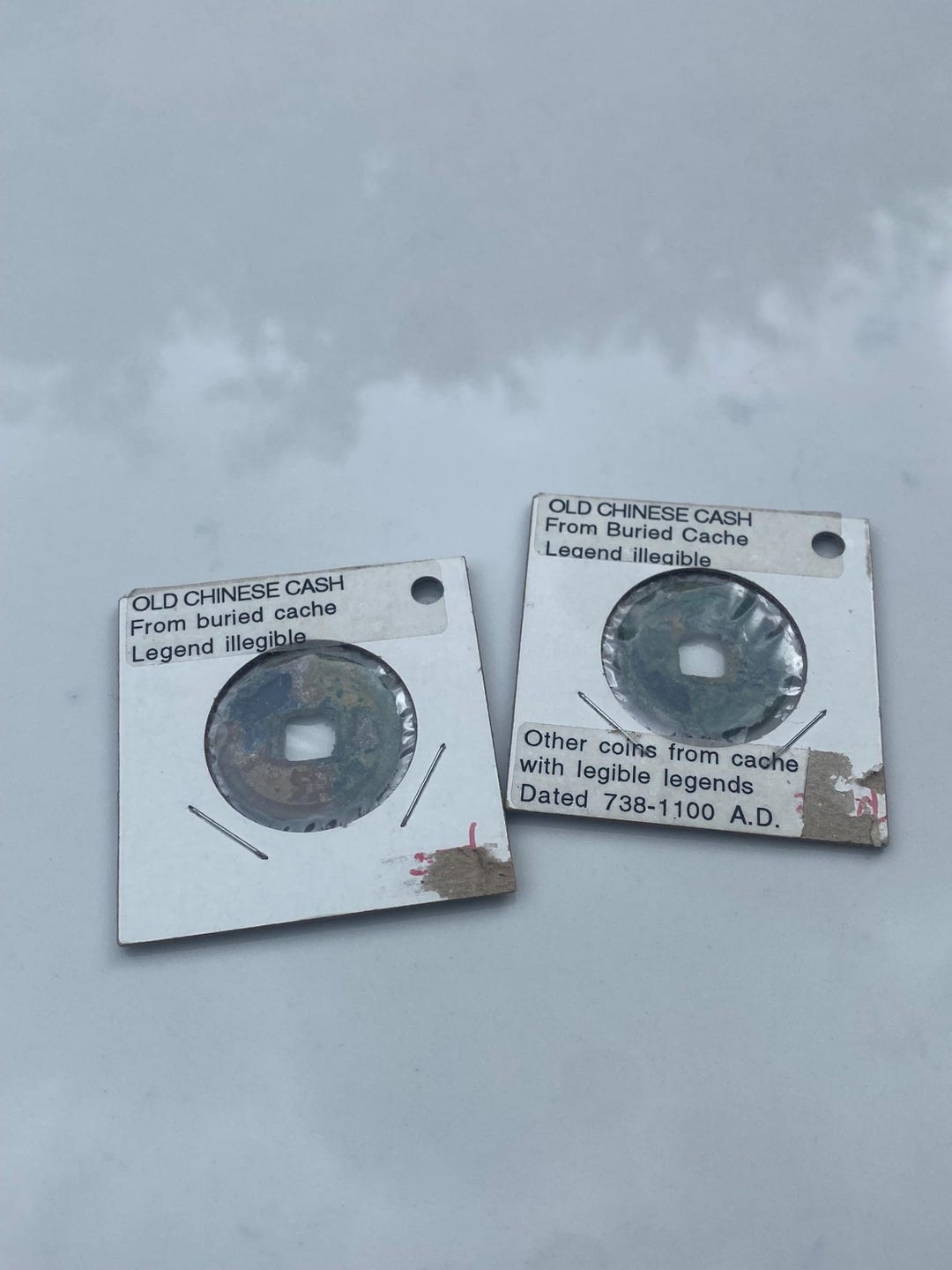 738-1100 Old Chinese Cash 'from Buried Cache' Illegible - Etsy