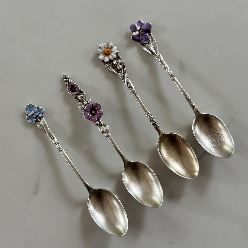 Enamel Spoons - Etsy