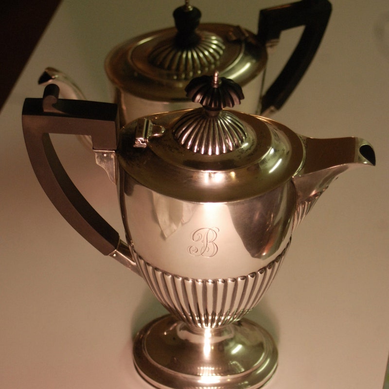 Silver Coffee Pot - Etsy