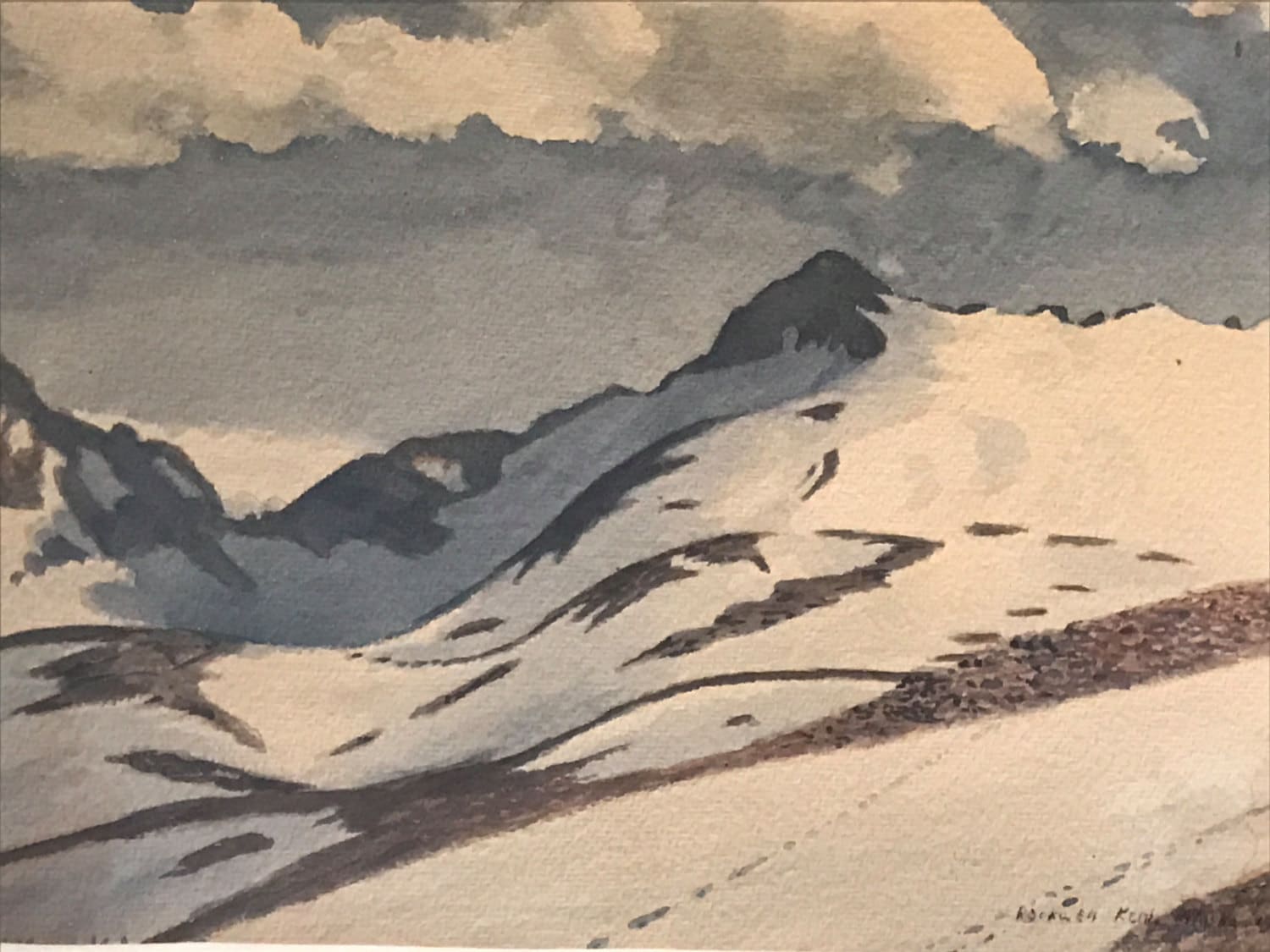 1919 Rockwell Kent Original Watercolor Fox Island Alaska | Etsy