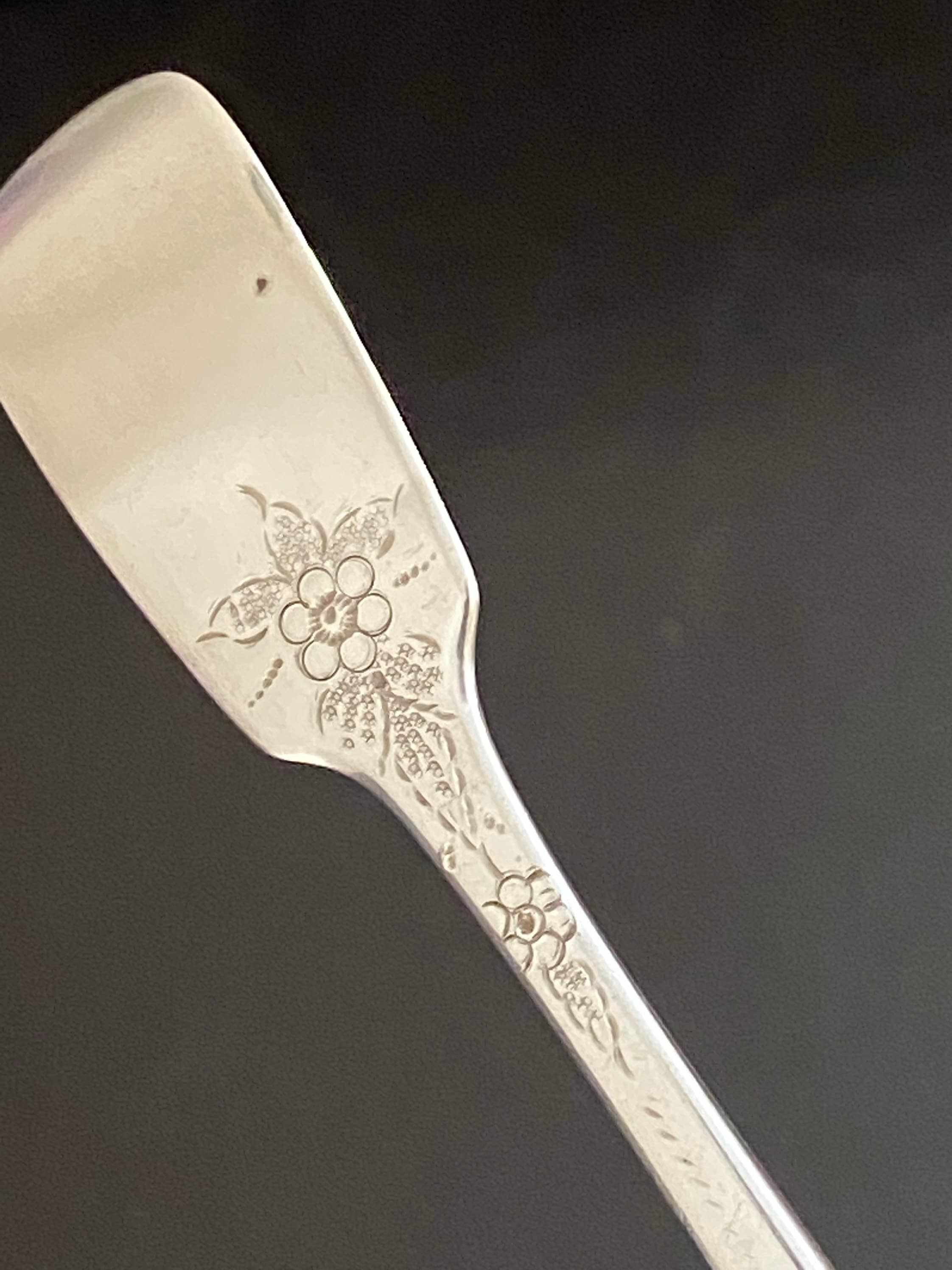 1833 Exeter Sterling Silver Parcel Gilt Berry Spoon by John Osment — ↝ ...