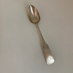 1790-1820 William Mannerback Coin Silver Tablespoon Reading, PA - Etsy