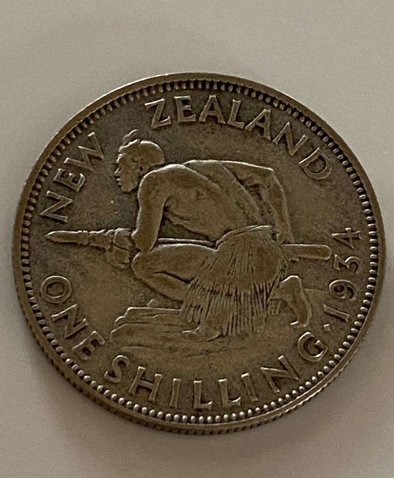1934 New Zealand George V 1 Shilling (KM3) - Etsy