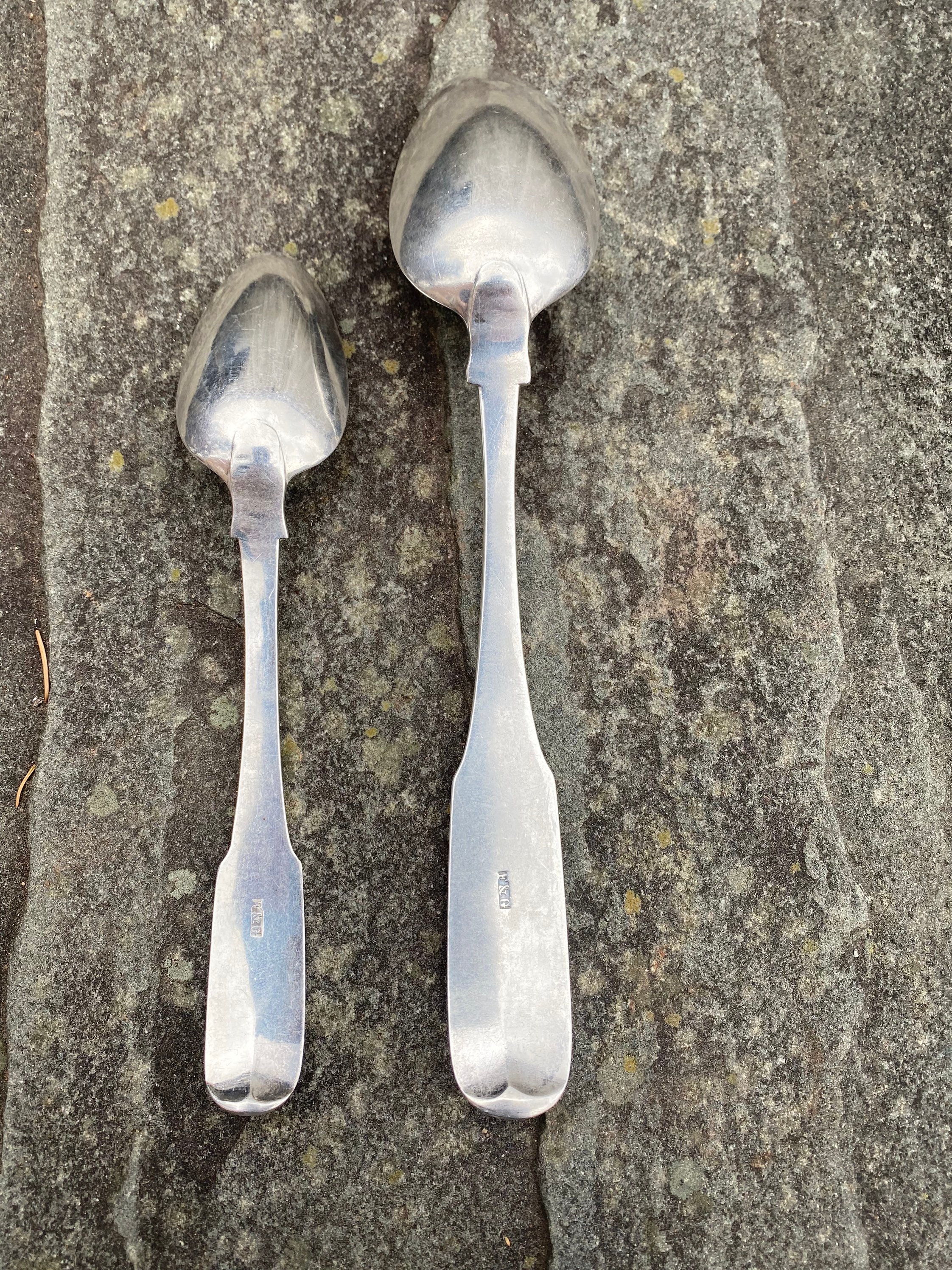 1809-10 Fletcher & Gardiner of Boston Silver Coin Silver Spoon and ...