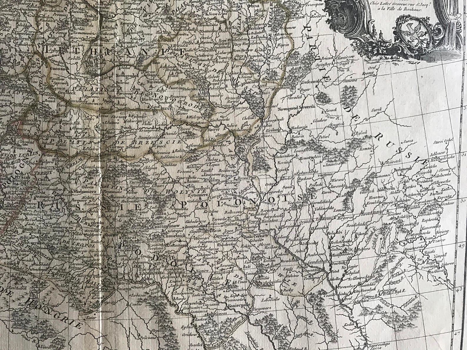 1771 Map of Poland - Etsy