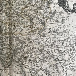 1771 Map of Poland - Etsy