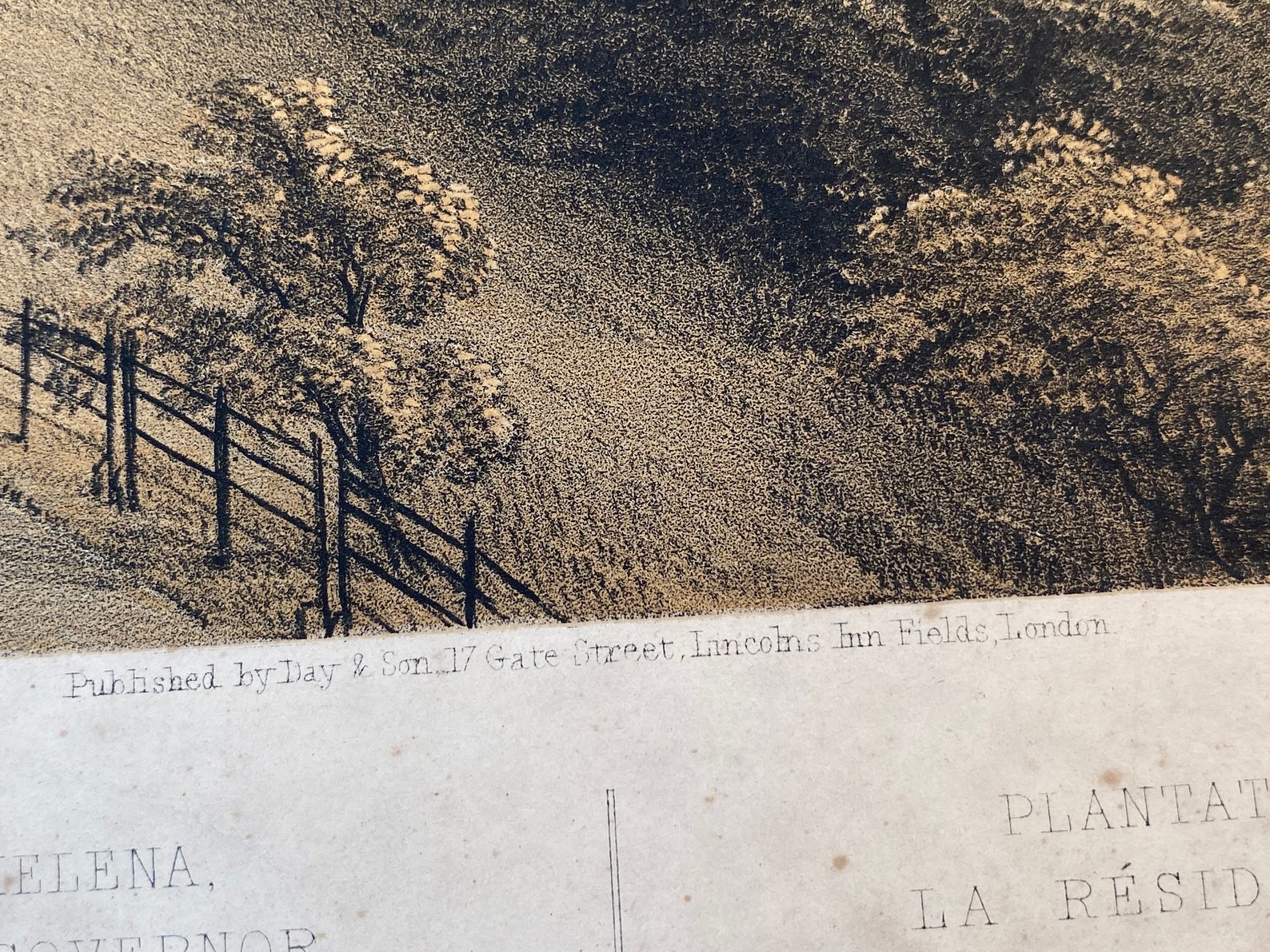 1851 'plantation House, St Helena, Residence of the Governor ...