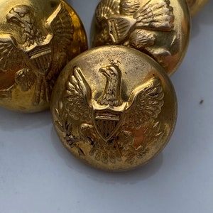 Antique Gilt Brass Horstmann of Philadelphia Federal Eagle Cuff Button With Laurels - Etsy