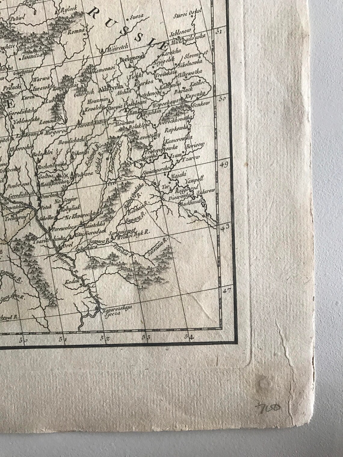 1771 Map of Poland - Etsy