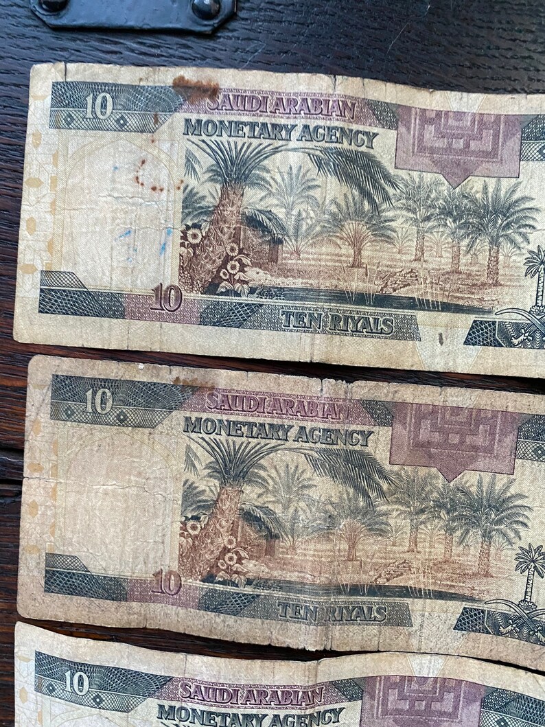 Saudi 10 Riyal Banknote - Etsy