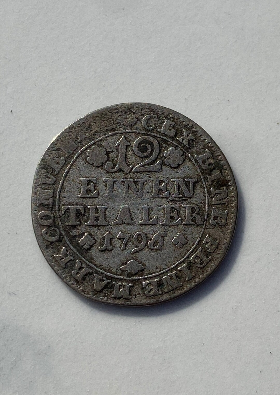 1795 Germany (brunswick-wolfenbüttel) 1/12 Thaler Coin Charles II ...