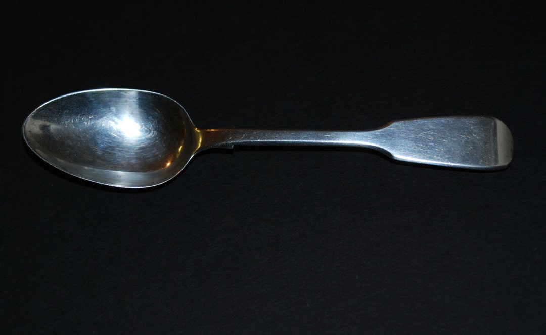 1844 Charles Boyton of London Sterling Fiddleback Spoon - Etsy