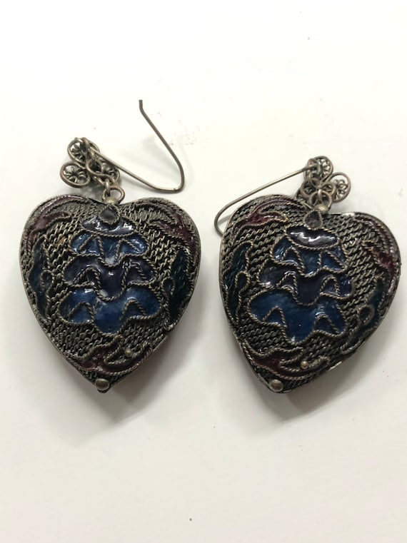 Chinese - silver enamel - Gem