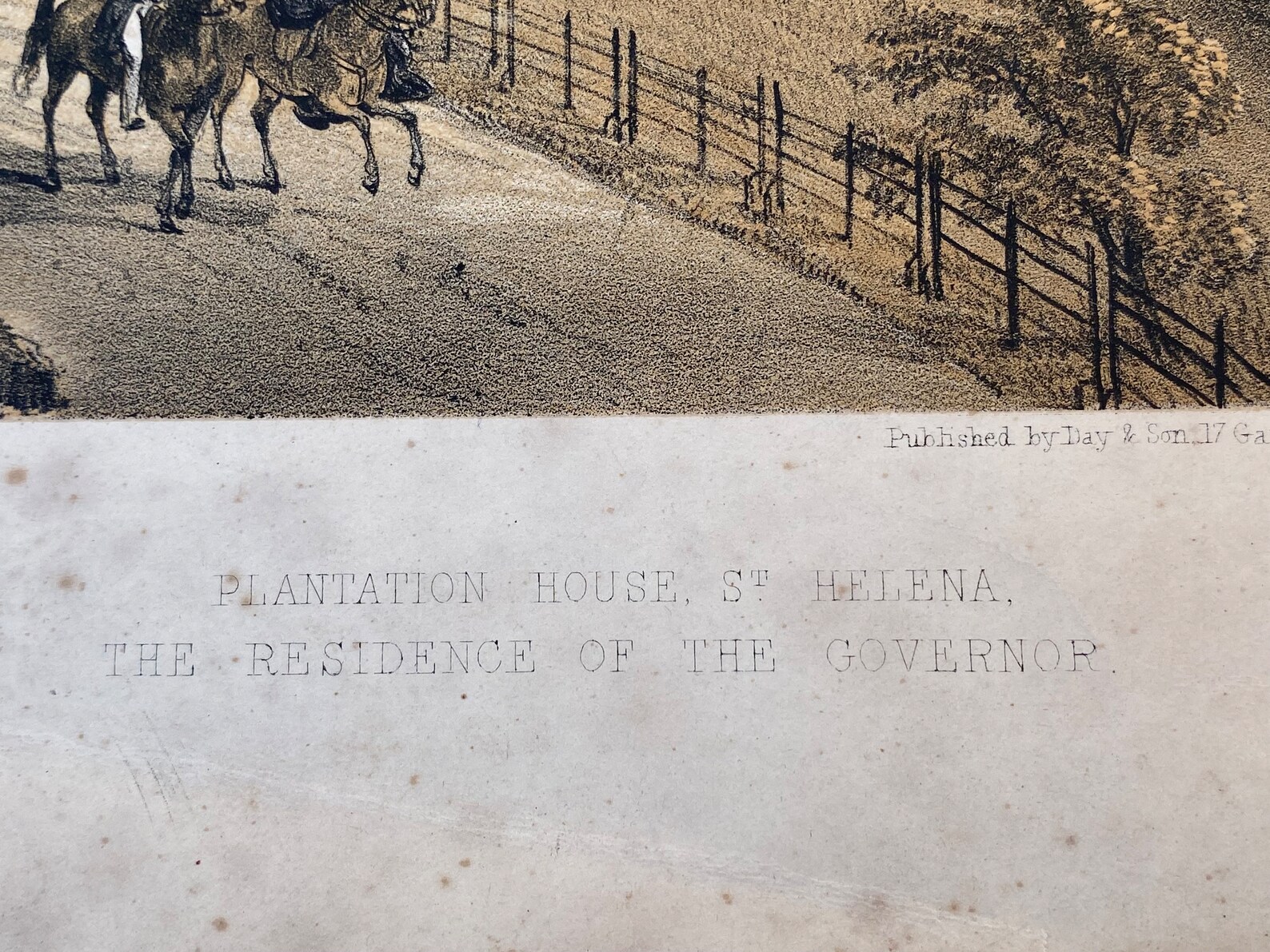 1851 'plantation House, St Helena, Residence of the Governor ...